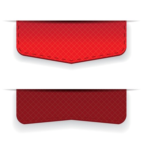 Empty hexagon sticker set Royalty Free Vector Image