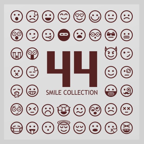 Smiley Face Outline Vector Images (over 5,900)