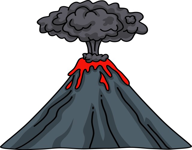 Volcano Drawing Vector Images (over 2,500)