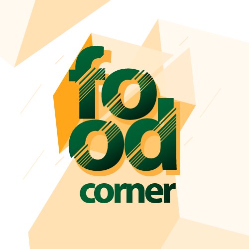 Street food icon logo design Royalty Free Vector Image