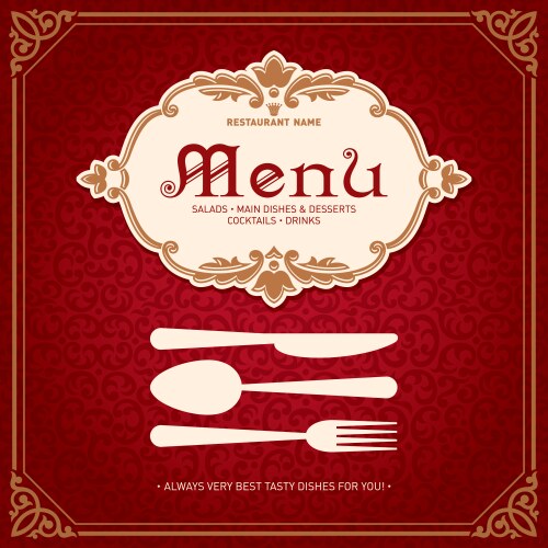 Restaurant Menu Borders Vector Images (over 6,300)