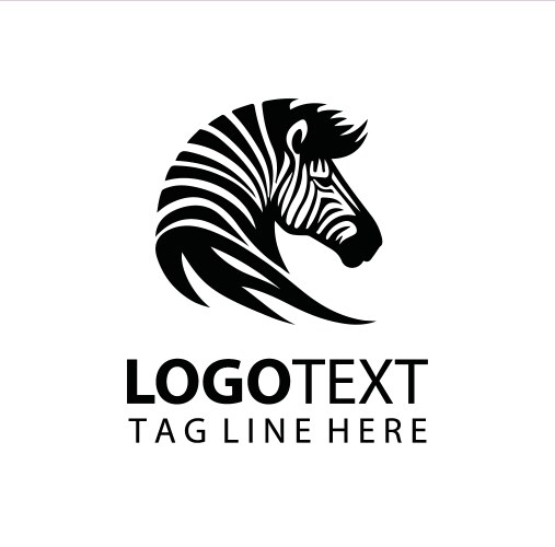 Zebra logo Royalty Free Vector Image - VectorStock
