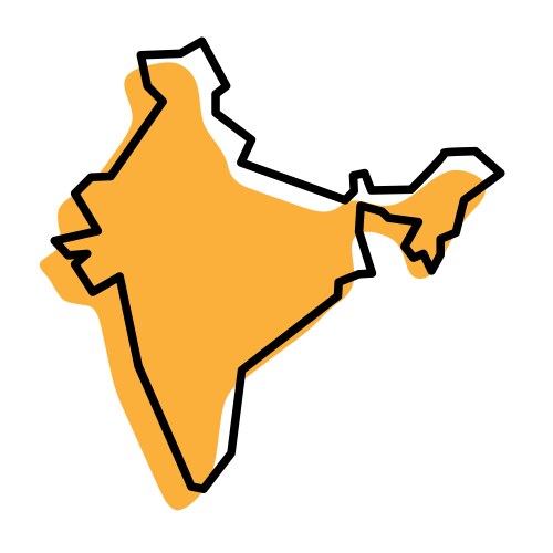 Blank India Map Vector Images (over 260)