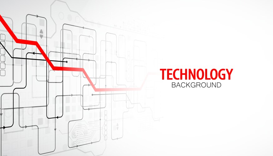 Technological innovations digital progress Vector Image