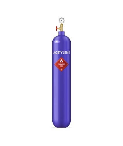 Realistic acetylene gas cylinder compressed – Royalty-Free Vector ...