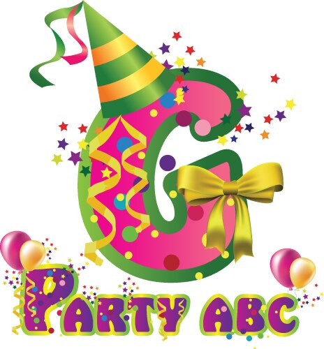 Cartoon letters Royalty Free Vector Image - VectorStock