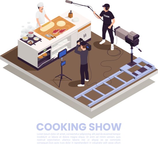 Talk show participants Royalty Free Vector Image