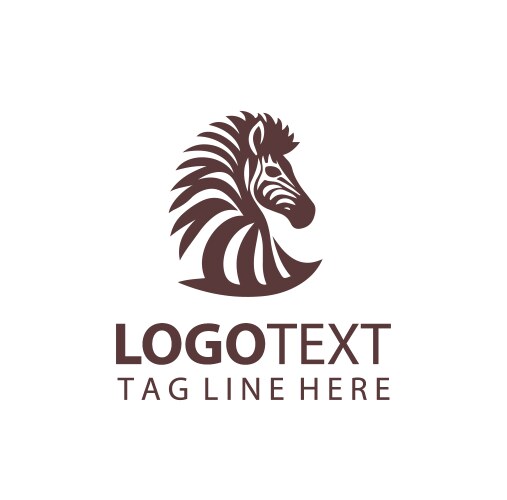 Zebra logo Royalty Free Vector Image - VectorStock