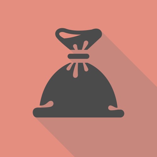 Hand holding money bag with crown Royalty Free Vector Image