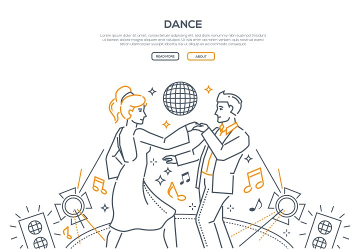 Dancing ball Royalty Free Vector Image - VectorStock