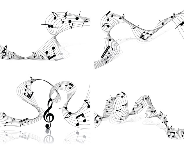 Music notes Royalty Free Vector Image - VectorStock