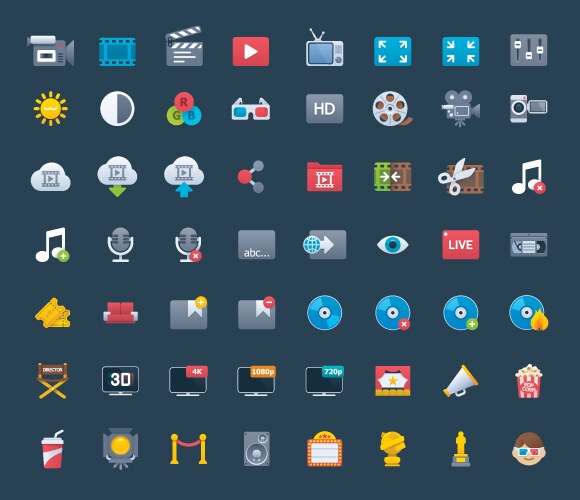 Education icon set Royalty Free Vector Image - VectorStock