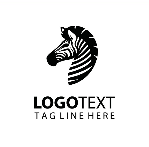 Zebra logo Royalty Free Vector Image - VectorStock