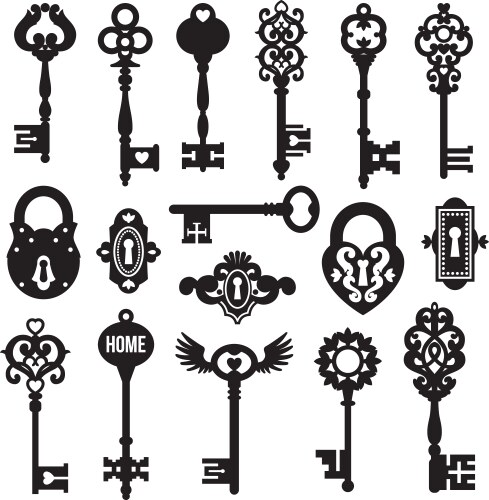 Keys Key Outline Vector Images (over 83,000)