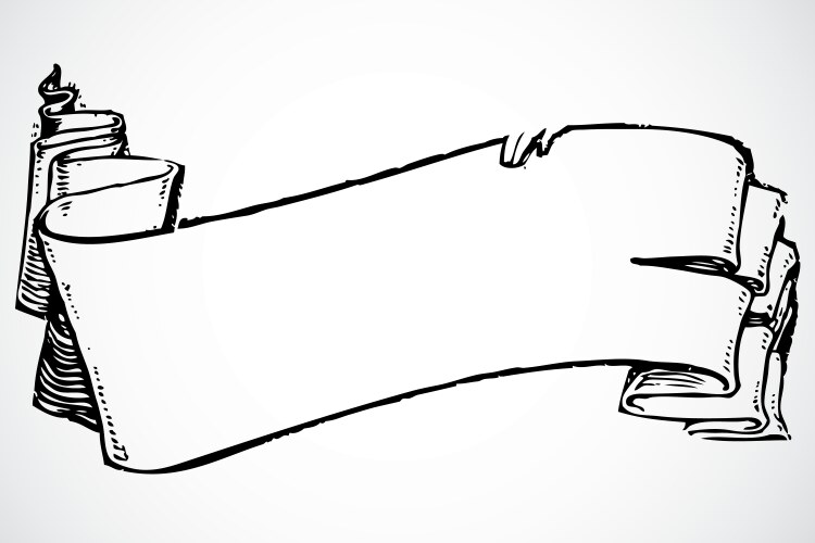 Scroll banner Royalty Free Vector Image - VectorStock