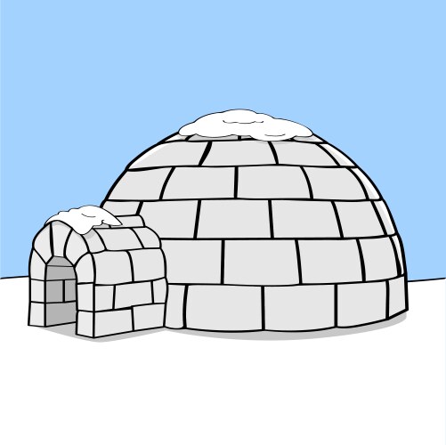 Igloo Cartoon Vector Images (over 1,300)