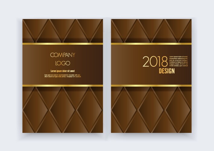 Luxury premium cover page design for menu Vector Image