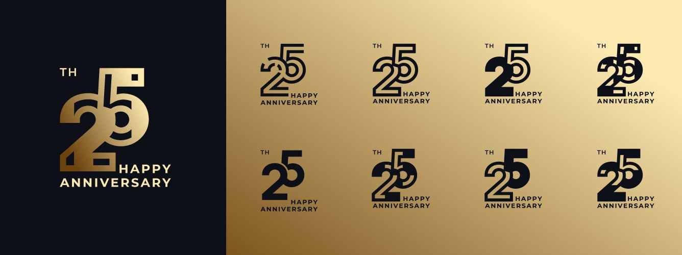 25th Vector Images (over 5,100)