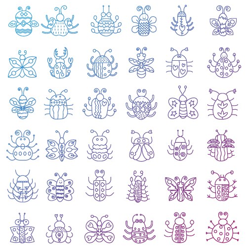 Insect Outlines Vector Images (over 55,000)
