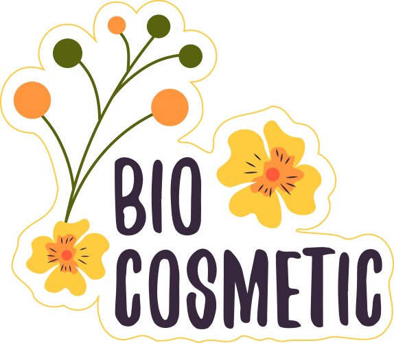 Colorful natural product bio green labels set Vector Image