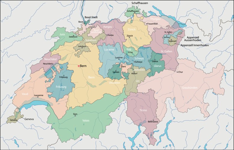 Switzerland Outline Map Vector Images (over 1,400)