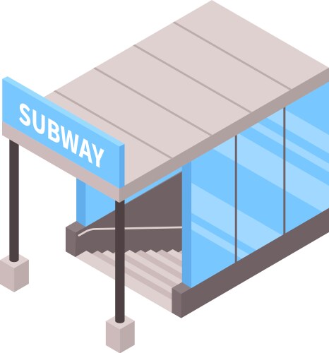 Modern assembly line isometric 3d icon Royalty Free Vector