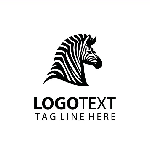 Zebra logo Royalty Free Vector Image - VectorStock