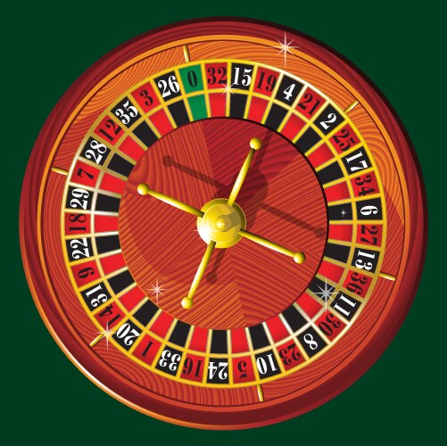 Realistic roulette isolated Royalty Free Vector Image