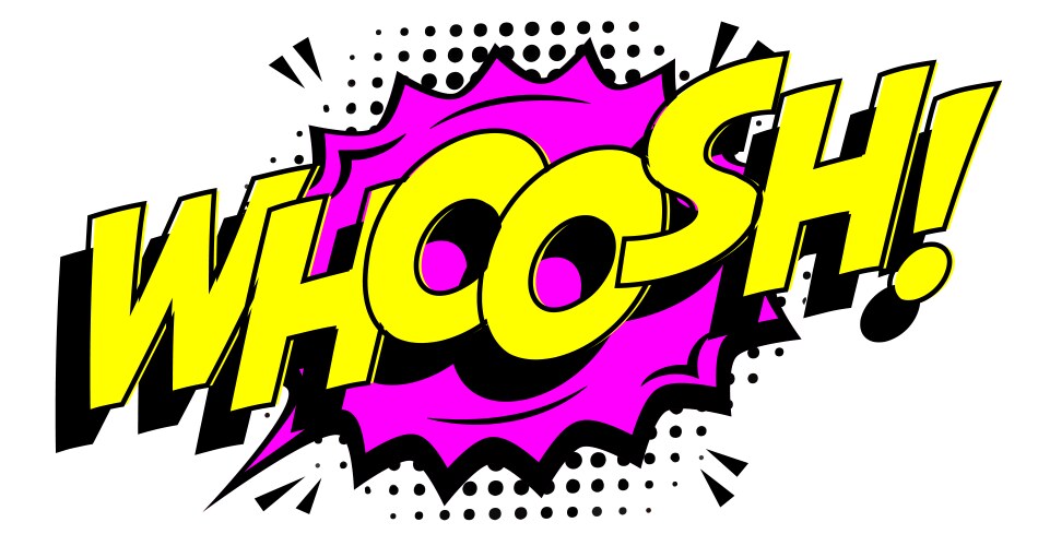 Comic whoosh Vector Images & Graphics for Commercial Use | VectorStock