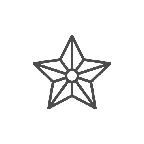 Red star Royalty Free Vector Image - VectorStock