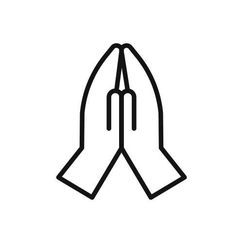 Namaskar logo Vector Images & Graphics for Commercial Use | VectorStock