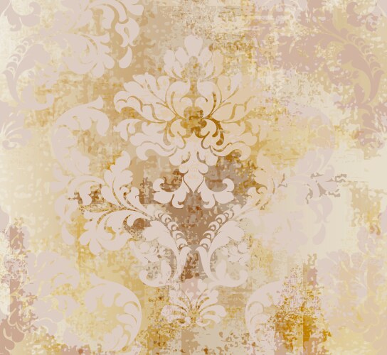 Rococo pattern textures set damask Royalty Free Vector Image