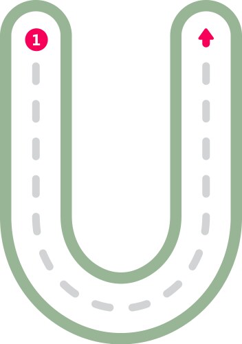 Tracing alphabet lowercase small letter r Vector Image