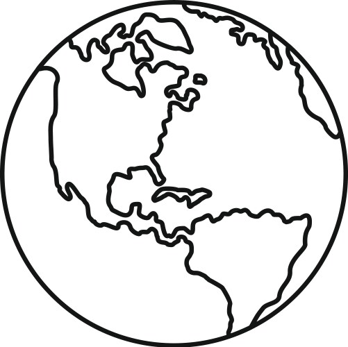 Planet Earth Outline Vector Images (over 54,000)