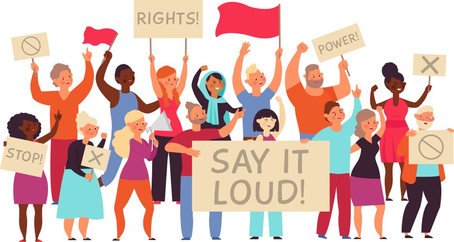 Woman super power cartoon girl women with hero Vector Image