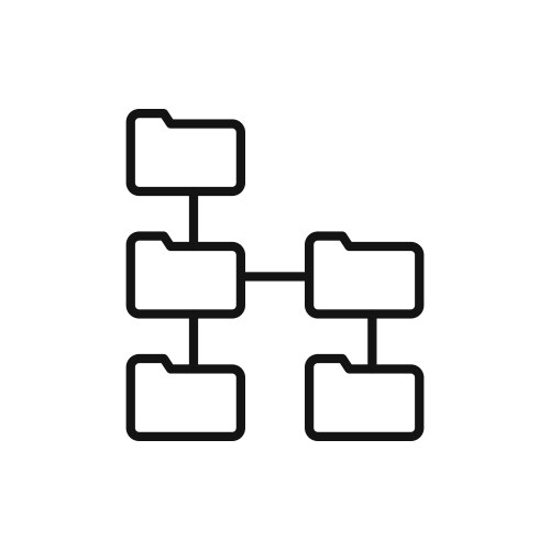 Folder Hierarchy Vector Images (over 590)