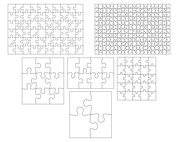Puzzle Line Art Vector Images (over 14,000)