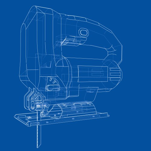 Outline jig saw Royalty Free Vector Image - VectorStock