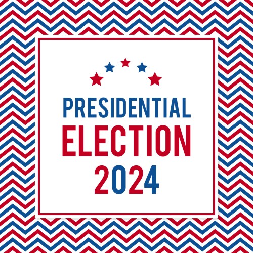 Presidential election 2024 united states Vector Image