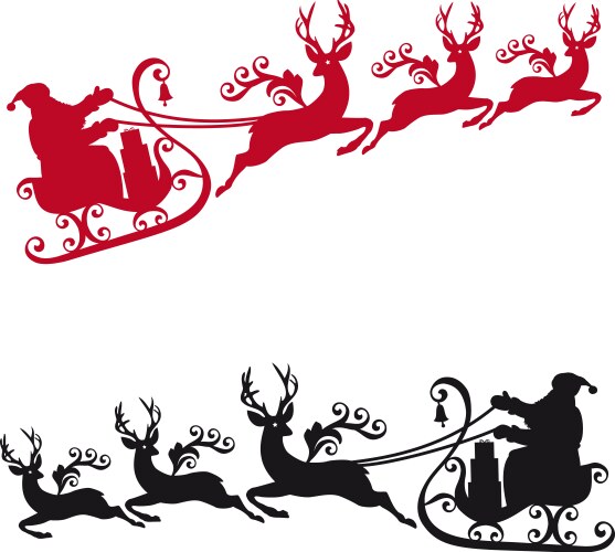 Flying Reindeer Drawing