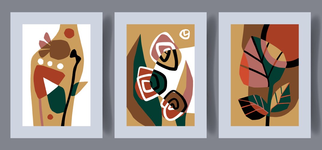 Balance movement geometric backgrounds poster Vector Image