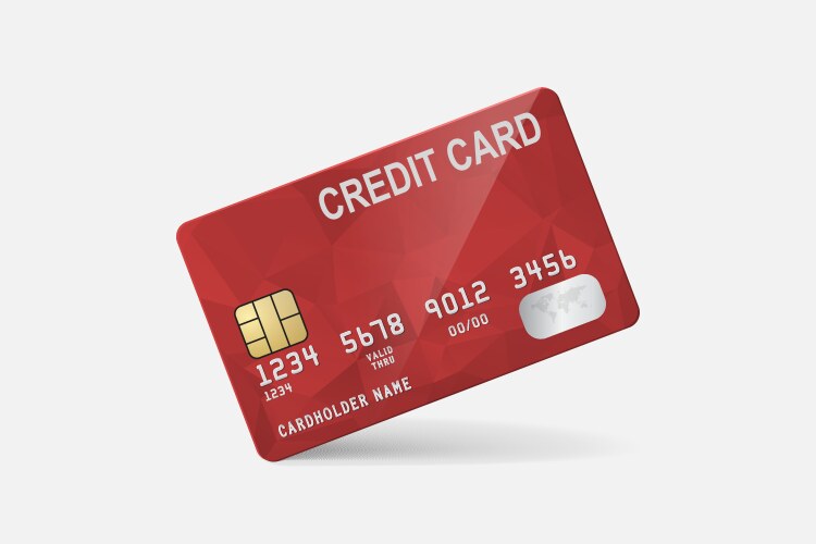 Realistic credit cards Royalty Free Vector Image