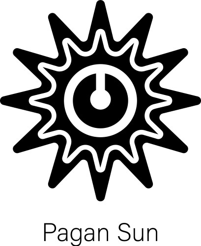 Triple sun Royalty Free Vector Image - VectorStock