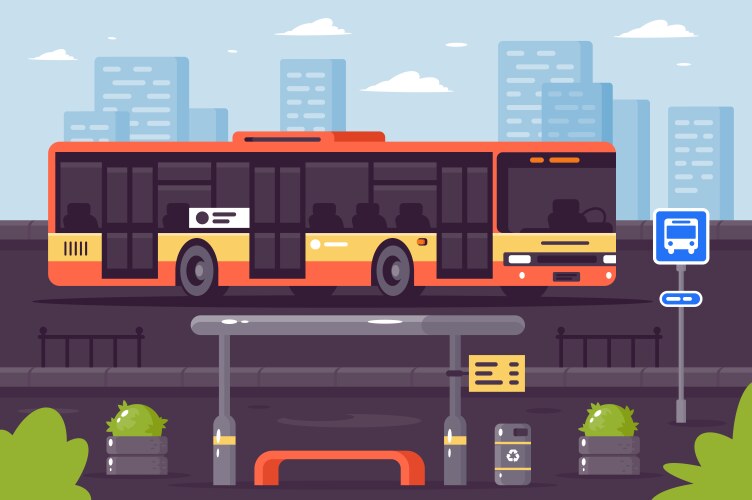 Bus Station Cartoon Vector Images (over 2,000)