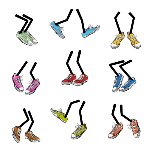 Cartoon Feet Vector Images (over 7,500)