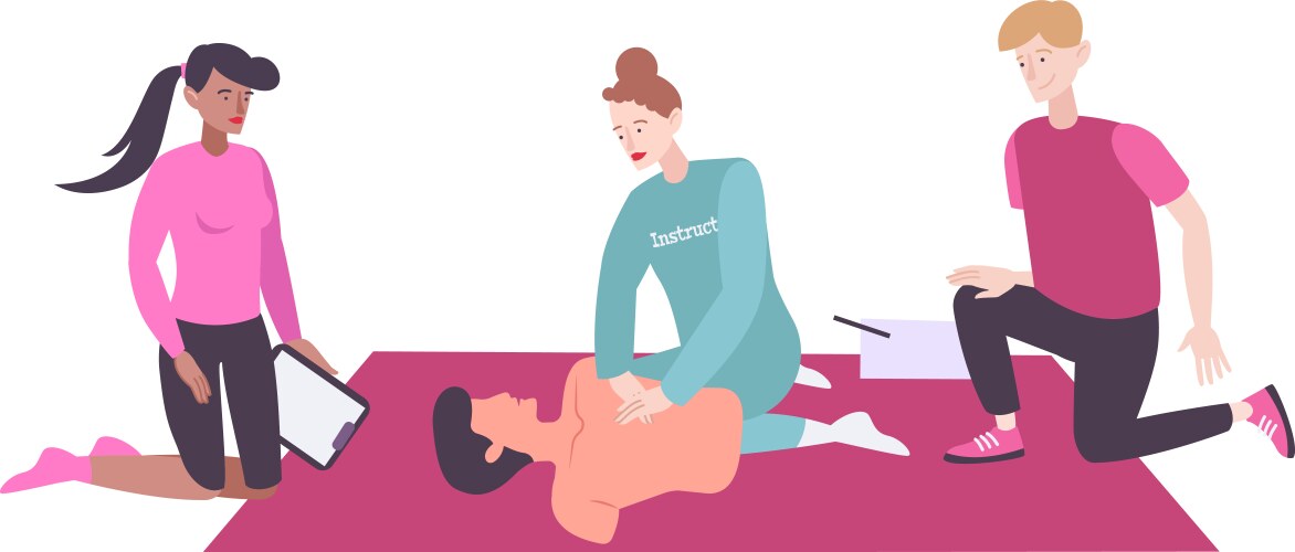 First aid for trauma set broken arm with wound Vector Image