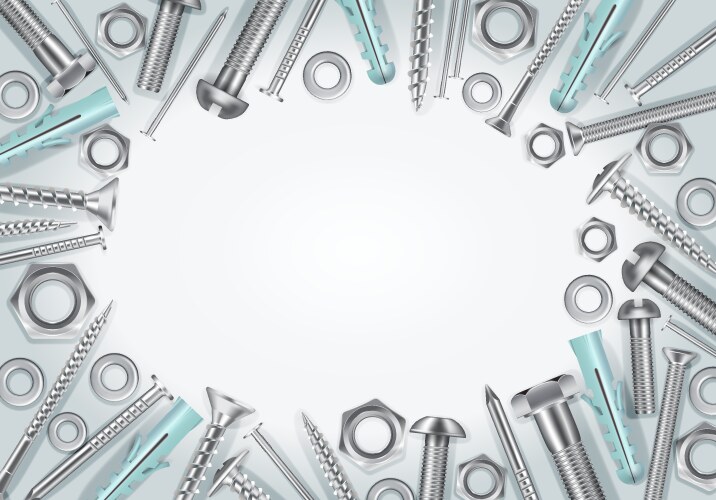 Yellow metal board with fasteners Royalty Free Vector Image