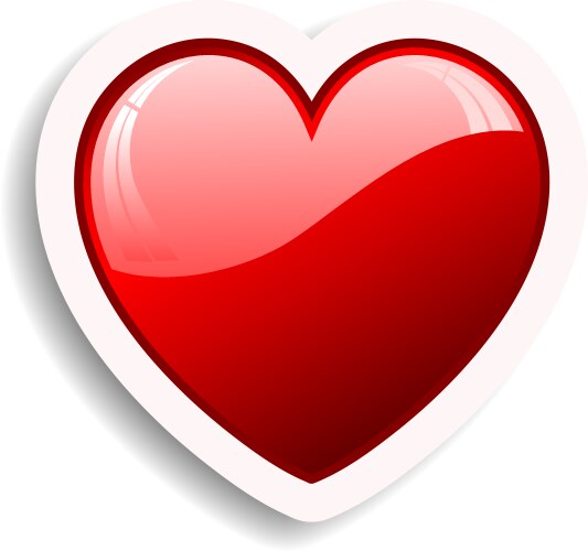 Irish heart icon Royalty Free Vector Image - VectorStock