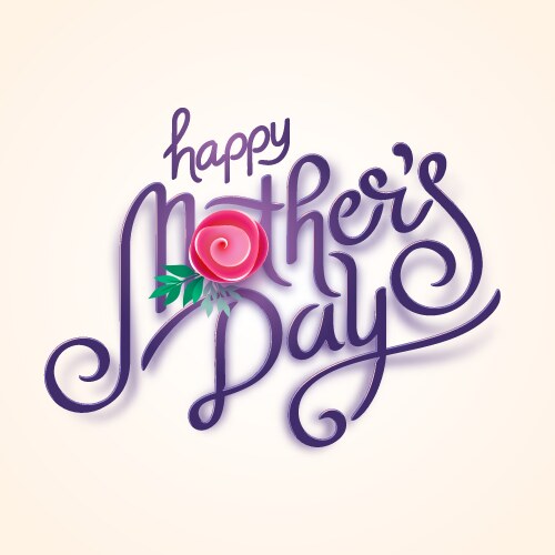 Happy fathers day hand lettering card Royalty Free Vector