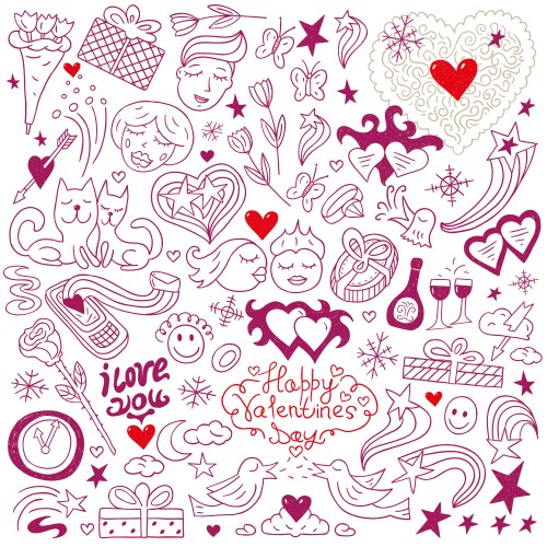 Love Doodles Vector Images (over 150,000)